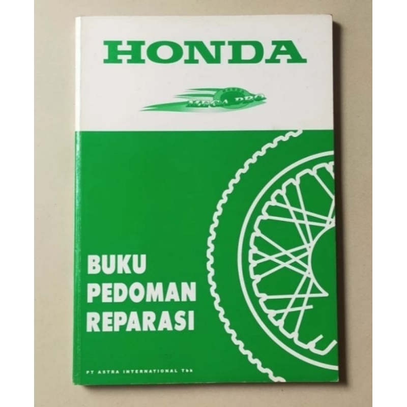 Jual Buku Pedoman Reparasi Honda Mega Pro / original Astra ...