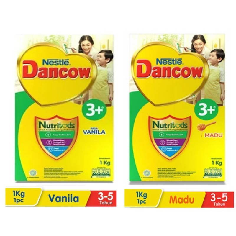 Jual DANCOW SUSU FORMULA 3+ ALL VARIAN 1 KG | Shopee Indonesia