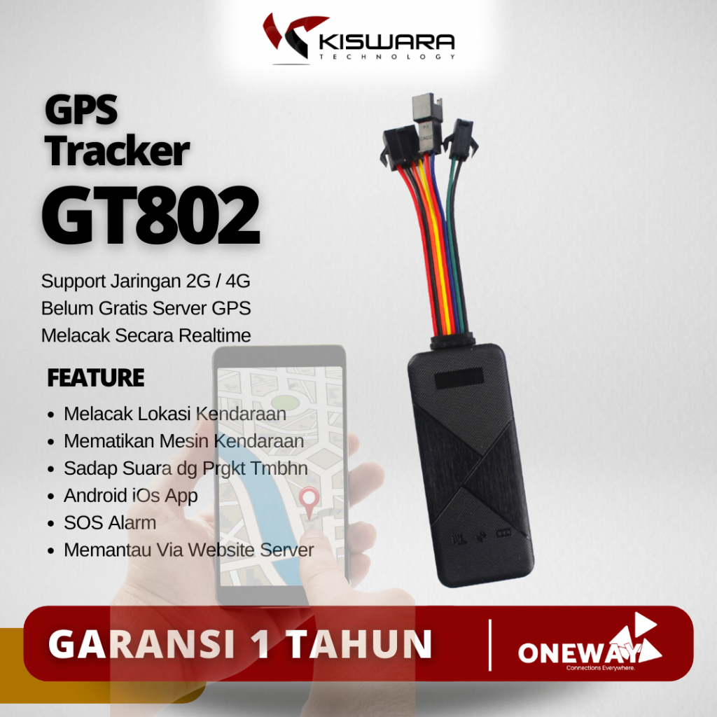 Jual GPS TRACKER MOTOR MOBIL GT802 OneWay - [2G/4G] | Shopee Indonesia