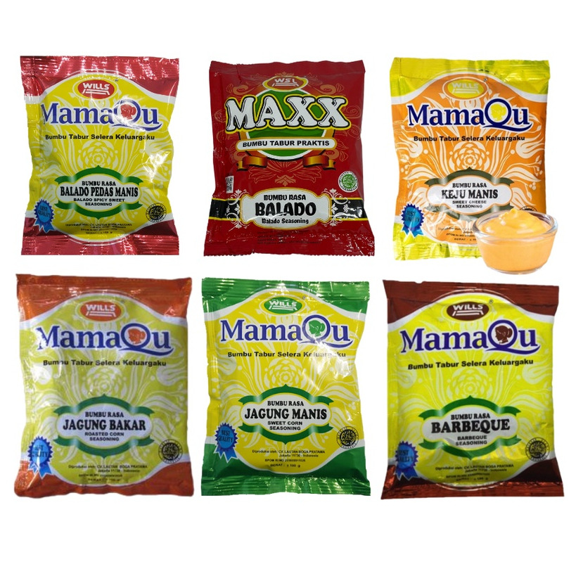 Jual Mamaqu Bumbu Tabur / mamaku / mama / bumbu tabur 100gr | Shopee ...