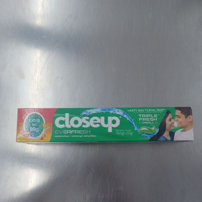 Jual Close Up Pasta Gigi Gel Green Ever Fresh 160G | Shopee Indonesia