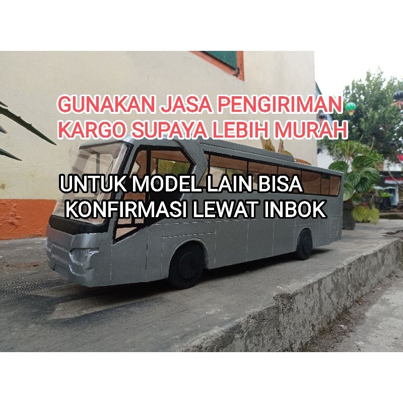 Jual MENTAHAN MINIATUR BUS JETBUS 5 SKALA 1:20 | Shopee Indonesia