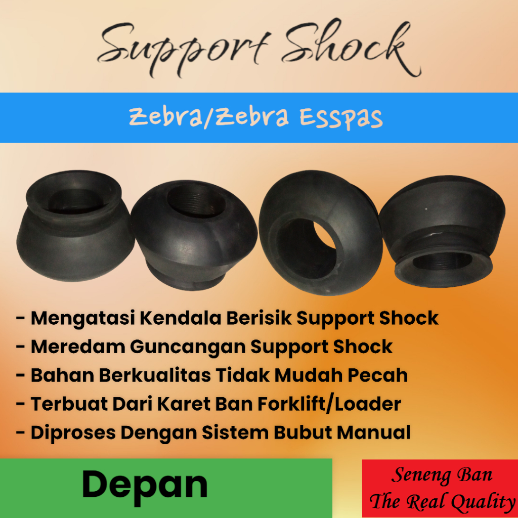 Jual Karet Support Shock Shockbreaker Depan Zebra/Zebra Espass Harga ...