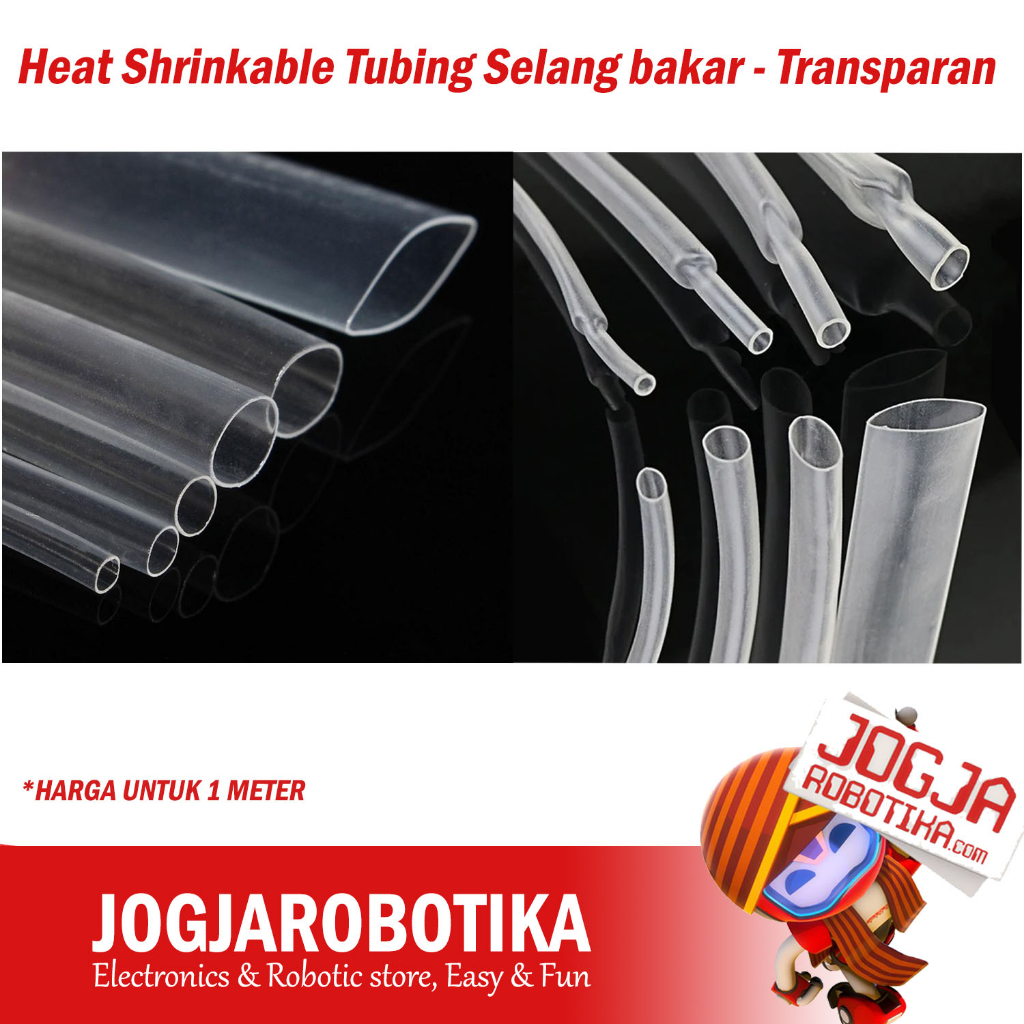 Jual Tube Heatshrink Heat Shrink Tubing Selongsong Isolasi Selang Bakar ...