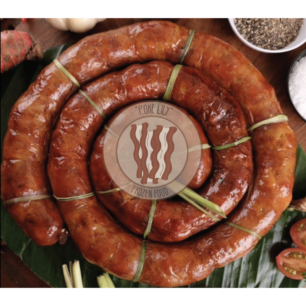 Jual URUTAN BABI 500GR SOSIS BUMBU KHAS BALI 1/2 KG PORK SAUSAGE ASAP ...