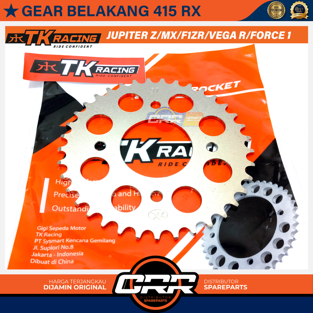 Jual Gir Gear Belakang 415/428 TK Racing Yamaha Jupiter Z Vega R RX King Jupiter MX 135 MX New ...