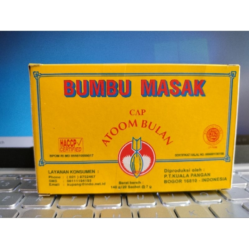 Jual BUMBU ATOM BULAN SACHET BOX ISI 7G (20 PCS) | Shopee Indonesia