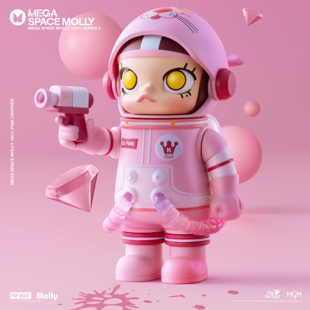 Jual Popmart Mega Space Molly 100% Series 2 - PINK PANTHER - Pop Mart ...