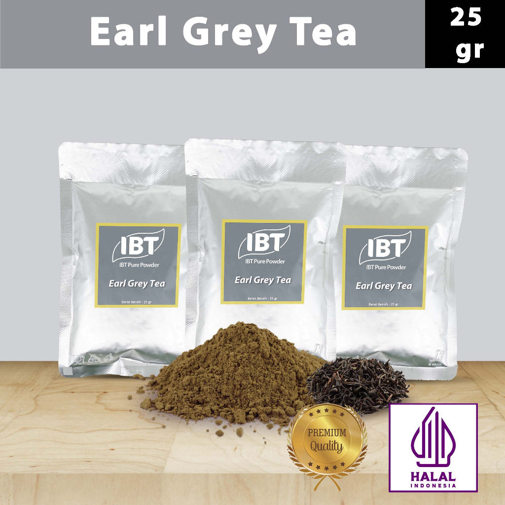 Jual Pure Earl Grey Tea Powder Essence Murni Bubuk Import Makanan Kue ...