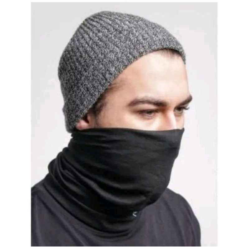 Jual Masker BUFF Hitam Polos - Buff Hitam Polos Multifungsi | Shopee ...