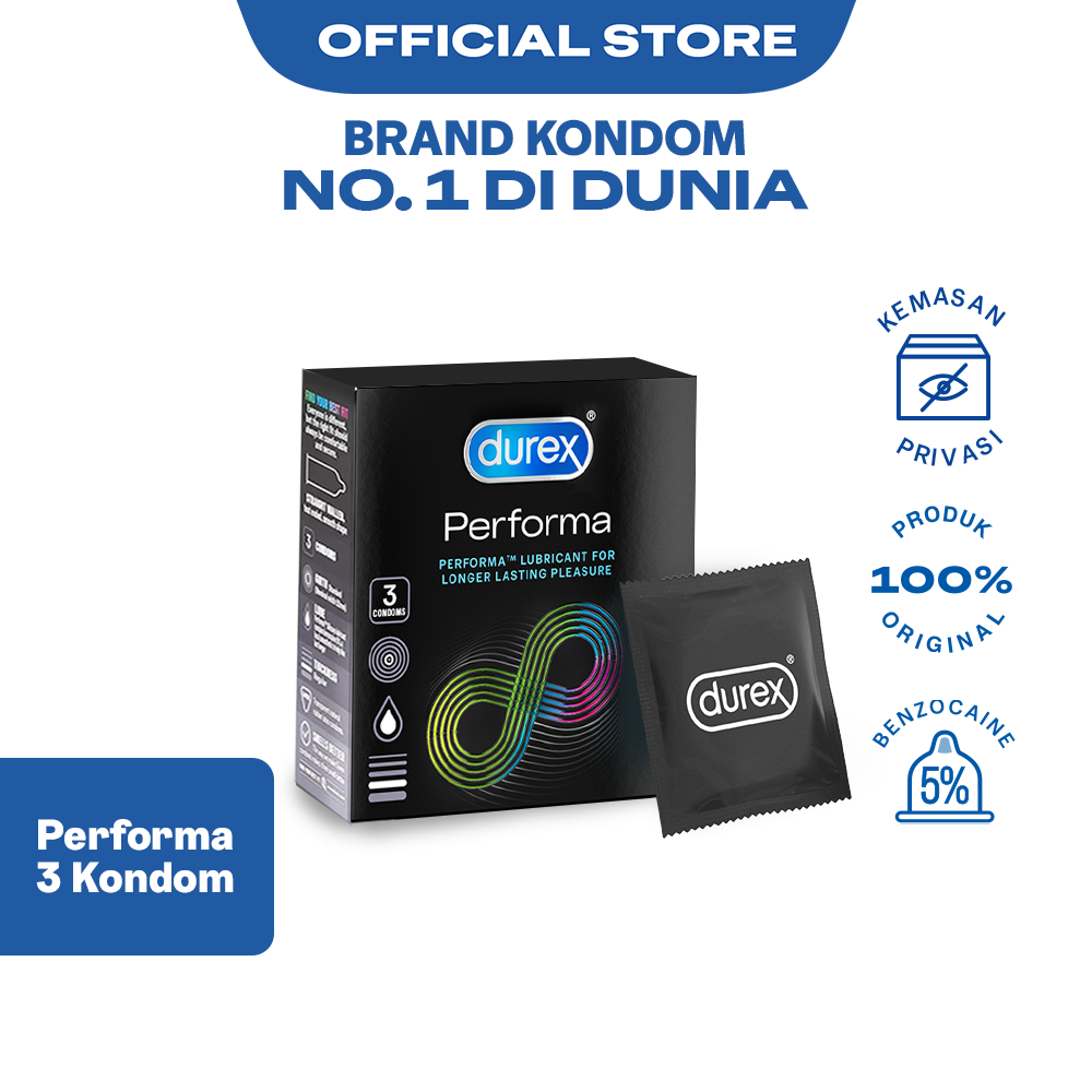 Jual Durex Performa 3s - Kondom Extra Aman Tahan Lama Pria | Shopee ...