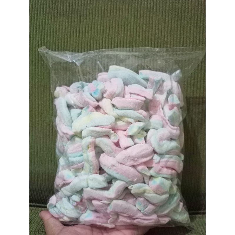 Jual Marshmallow Riject Bentuk Ukuran 500 Gram Bentuk Random | Shopee ...
