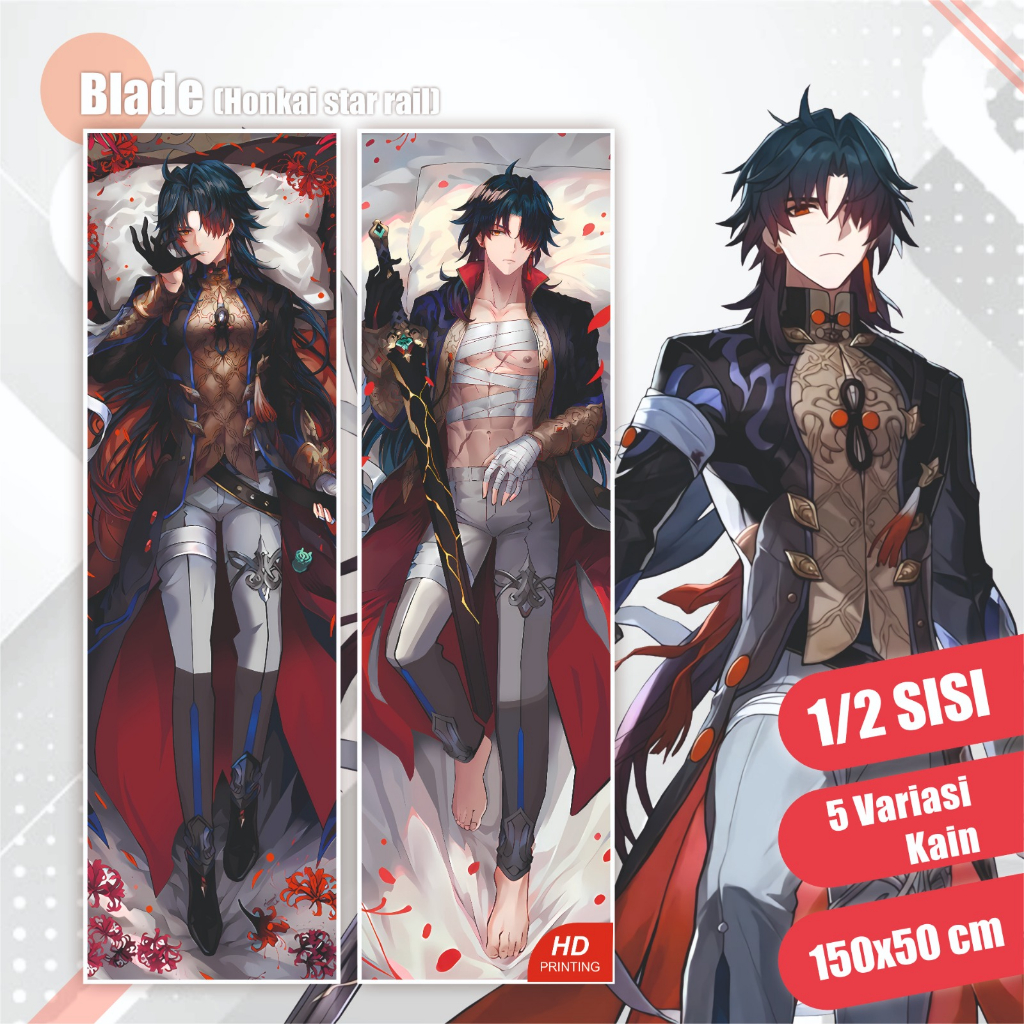 Jual Dakimakura Blade Honkai Star Rail 150x50 cm (Cover Only) | Shopee ...