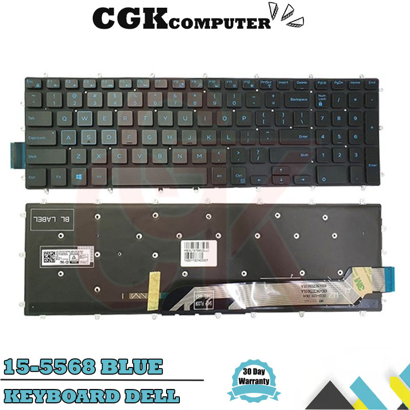 Jual Keyboard Laptop Dell 15-5565 5567 P75F 15-5575 15-5568 Blue ...