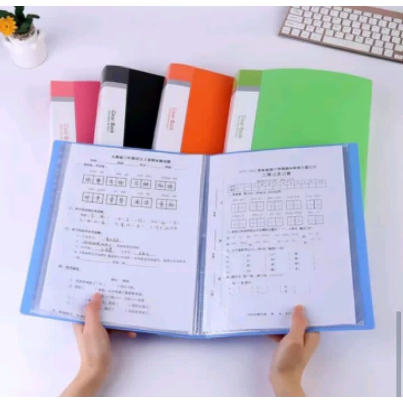 Jual MS Map Plastik / Clear Holder / File Dokumen Keeper A4 20 Lembar ...