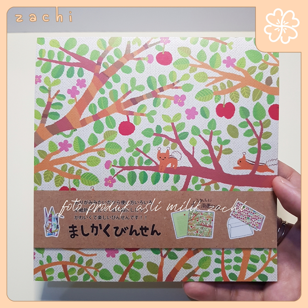 Jual ORIGAMI LETTER GREEN | JAPAN LETTER HANDCARRY | KERTAS SURAT ...
