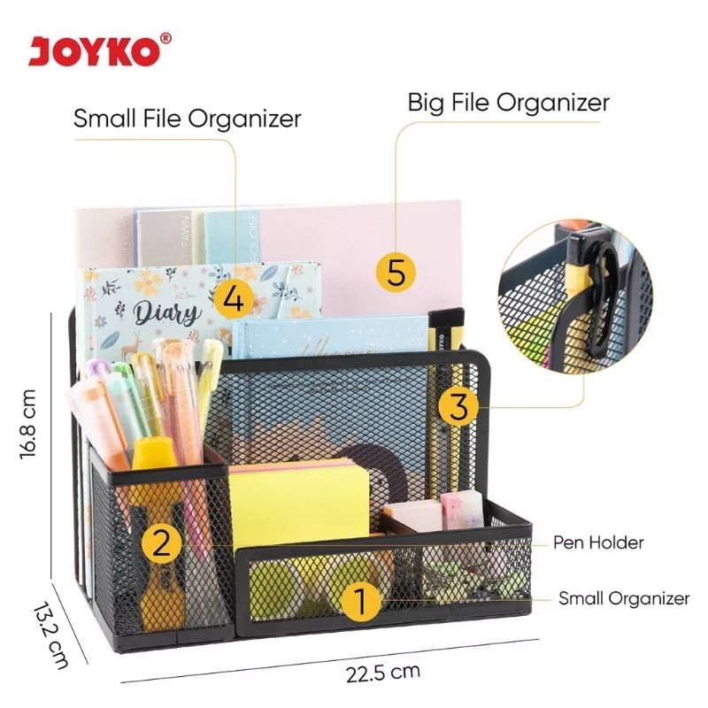 Jual Desk Set Pen and Book File Holder Tempat Alat Tulis Buku dan File ...
