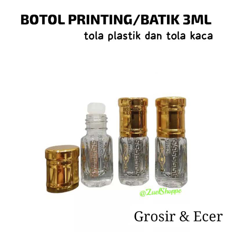 Jual Botol Tola Batik | Printing 3ml dan 6ml | Tola Plastik dan Tola ...