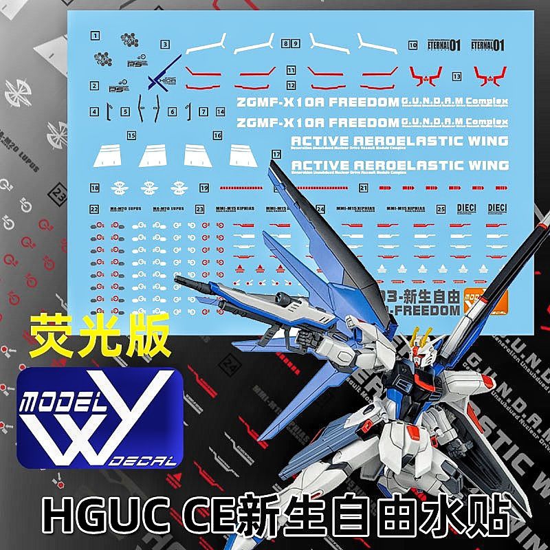 Jual HG FREEDOM GUNDAM REVIVE VER. WATER DECAL LANYU DECAL | Shopee ...