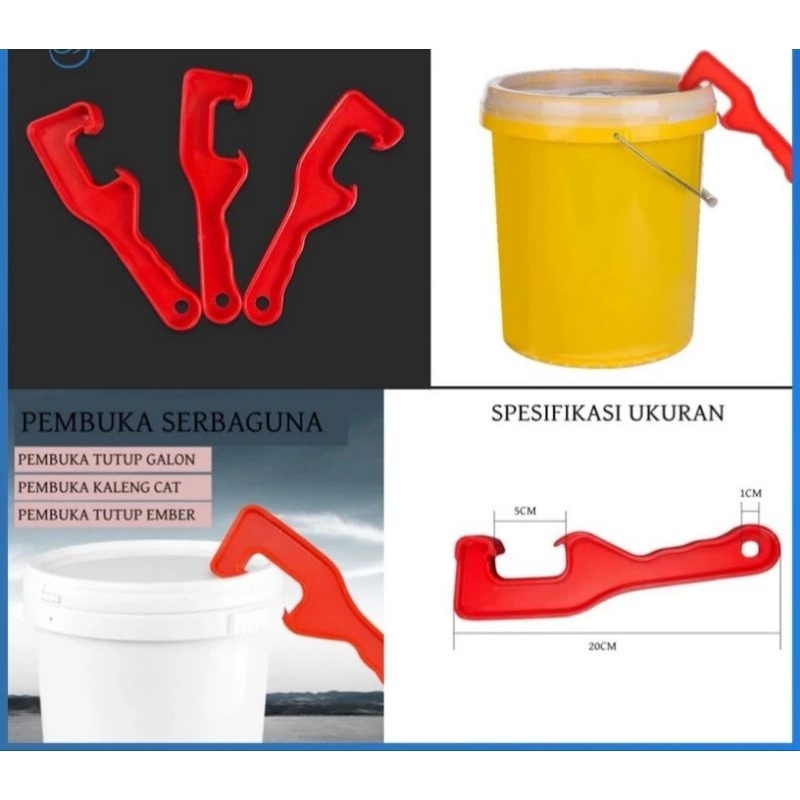 Jual BR - Alat Pembuka Tutup Cat Ember / Alat Pembuka Tutup Galon ...