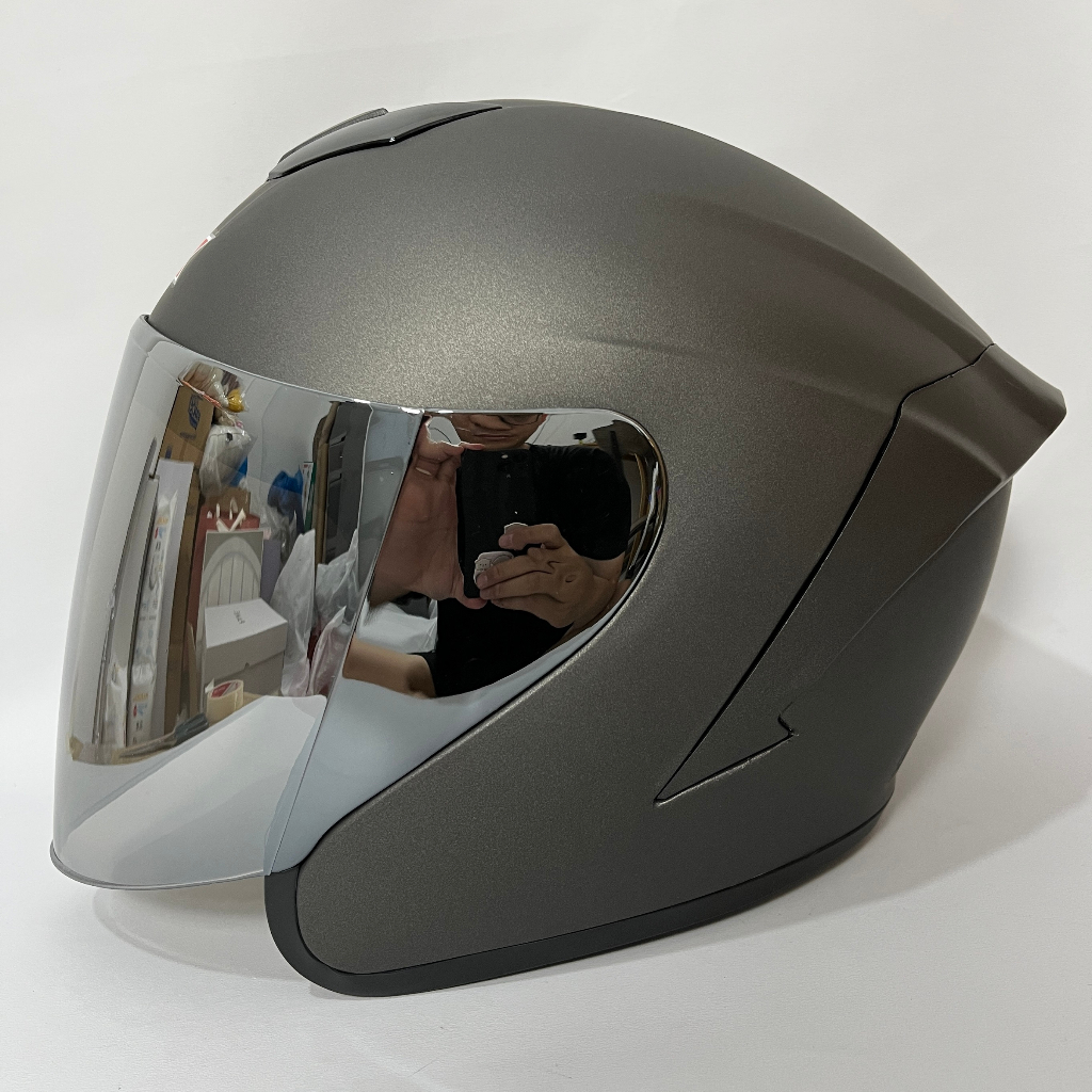 Jual Helm CRX AK-1 Gun Met Doff - Polos Solid - Helem Helmet Dewasa SNI ...