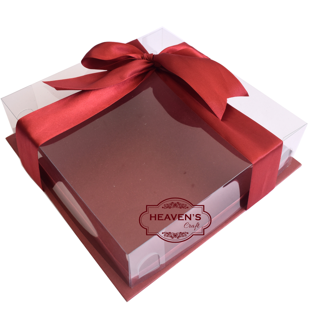 Jual Box kue/tart/mika/pudding 25X25X7 | Shopee Indonesia