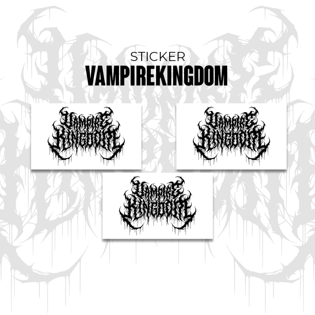 Jual VampireKingdom Vampire Sticker | King Of Roots | Sticker | Shopee ...