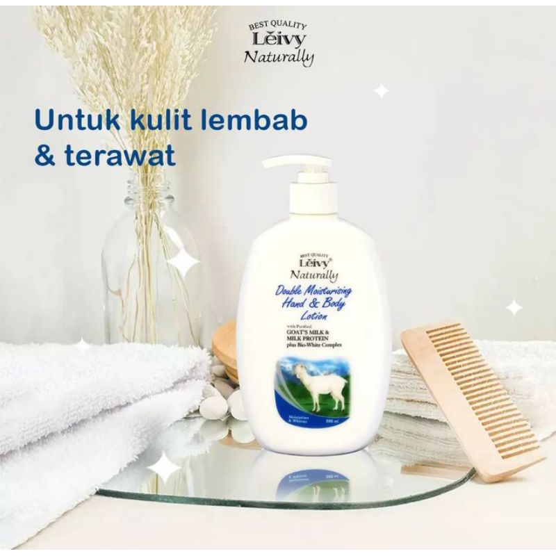 Jual Leivy Hand & Body Lotion Goats Milk | Shopee Indonesia