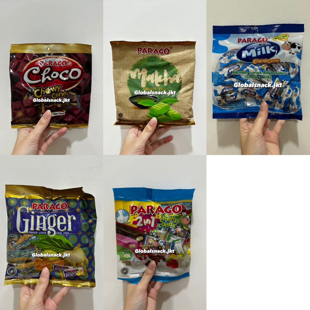 Jual PARAGO MILK CHEWY CANDY / PARAGO CHOCOLATE / PARAGO GINGER ...