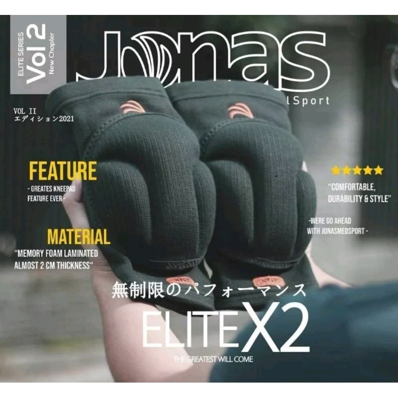 Jual JONAS Pelindung lutut Kneepad Jonas X3 ELITE - JONAS X2 ELITE ...