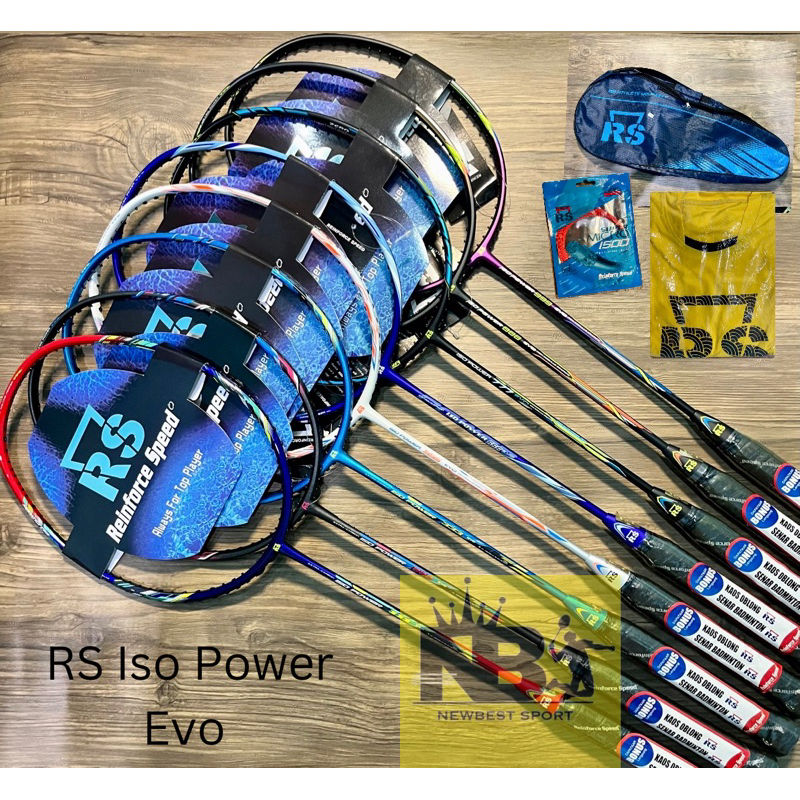 Jual RAKET BADMINTON RS ISO POWER 111 222 333 555 666 777 888 999 EVO ...