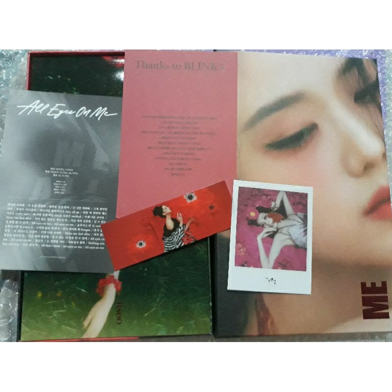 Jual ALBUM BLACKPINK JISOO ME RED UNSEALED OFFICIAL POSTER | Shopee ...