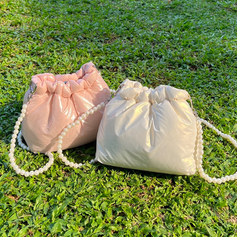 Jual Mini Bucket Puffy Bag / Tas Puffy Sling Bag | Shopee Indonesia