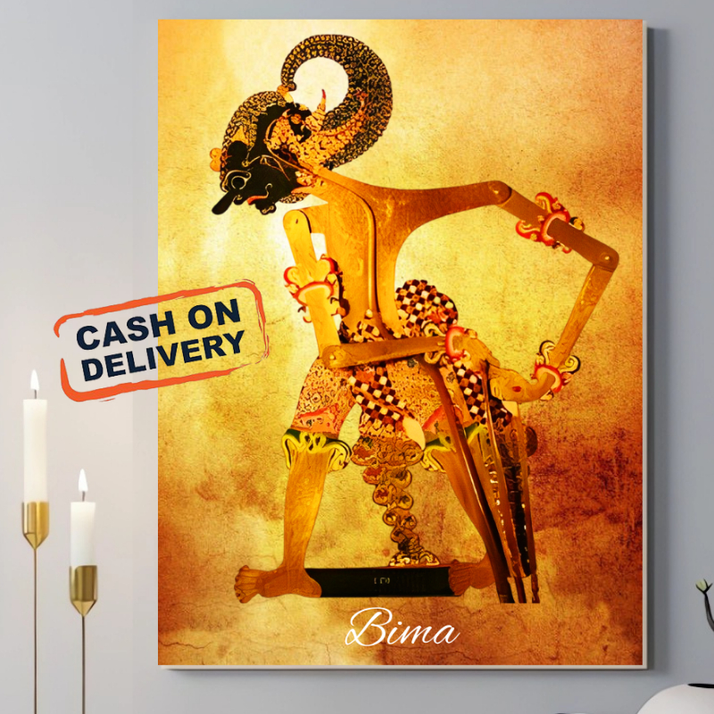 Jual Poster Wayang Bima ntuk Hiasan Dinding Atau Wall Dekor | Shopee ...
