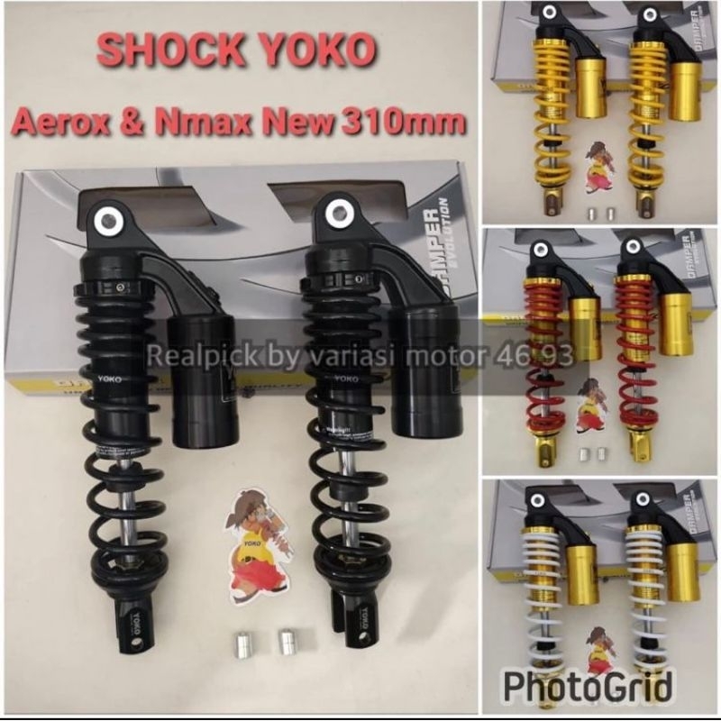Jual shock new nmax aerox yoko shockbreaker aerox 155 new nmax original ...