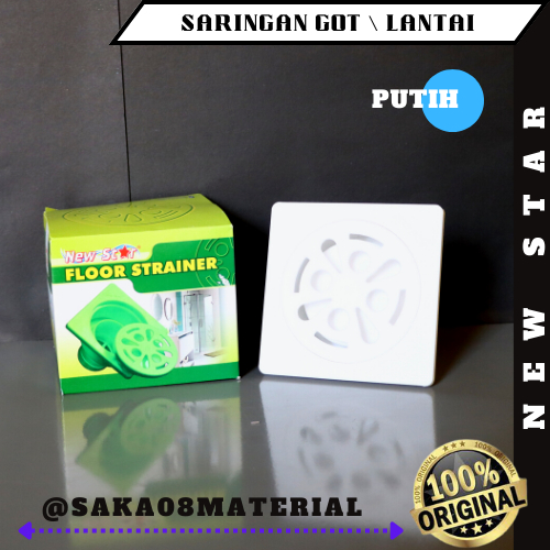 Jual JUAL SARINGAN LANTAI KAMAR MANDI PVC NEW STAR ORIGINAL TERBARU ...