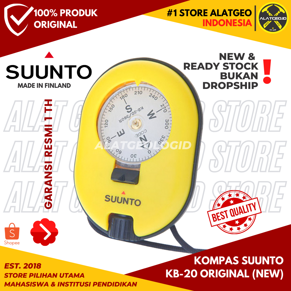 Jual Kompas Suunto KB-20 360R Compass Sunto Plastik Original KB20 Floating | Shopee Indonesia