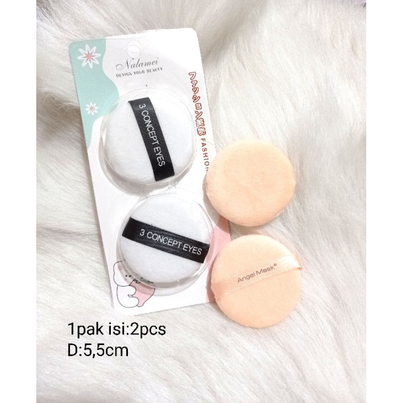 Jual Sponge Bedak Tabur isi 2pcs|Spon Bedak Tabur | Shopee Indonesia