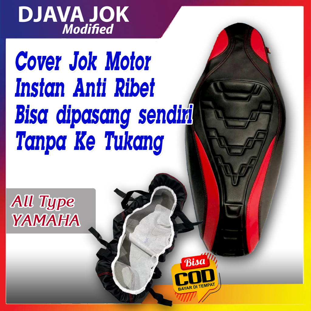Jual Cover jok motor custom instanALL type motor yamaha/fino/xride ...
