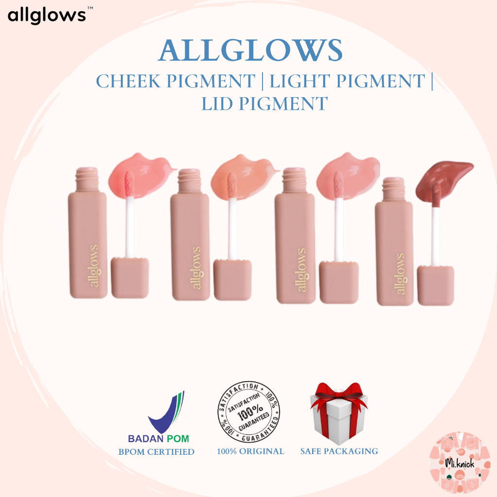 Jual Allglows Cheek Pigment | Light Pigment | Lid Pigment | Shopee ...