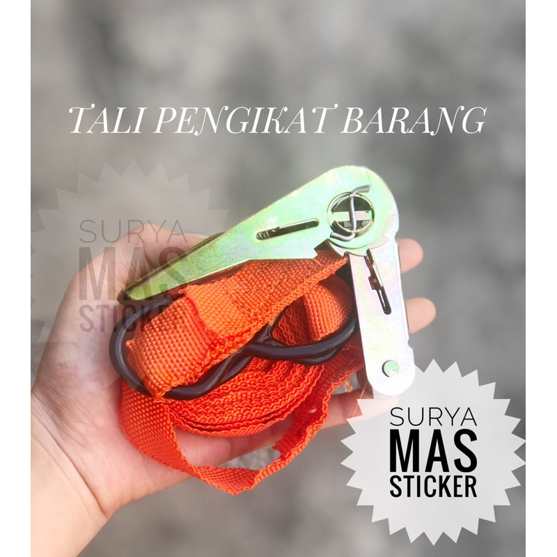 Jual tali pengikat barang di motor rachet tie down gesper tali | Shopee ...