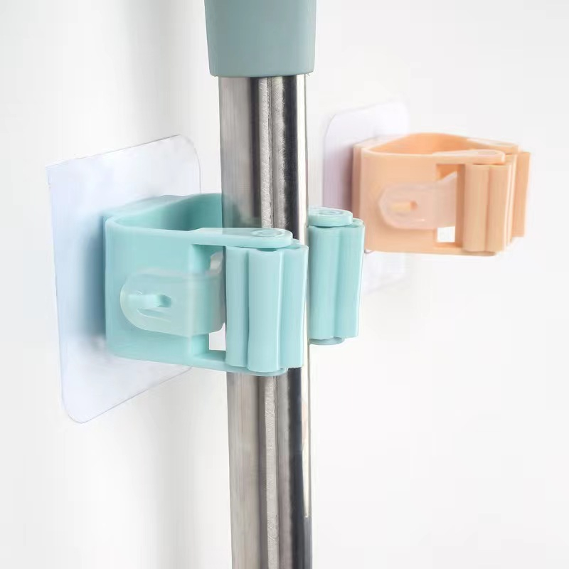 Jual Pengait Sapu & Pel / Rak Sapu / Mop Holder Penjepit Gantungan ...