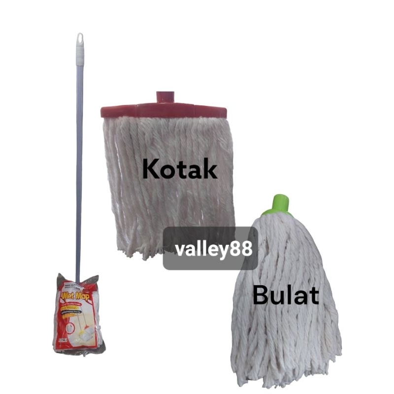 Jual Pel lantai/wet mop /pel merk indo plastik/pel lantai kotak bulat ...