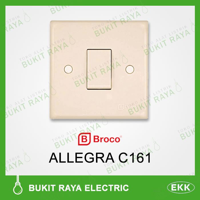 Jual Broco Allegra C161 Saklar Engkel Single Switch | Shopee Indonesia
