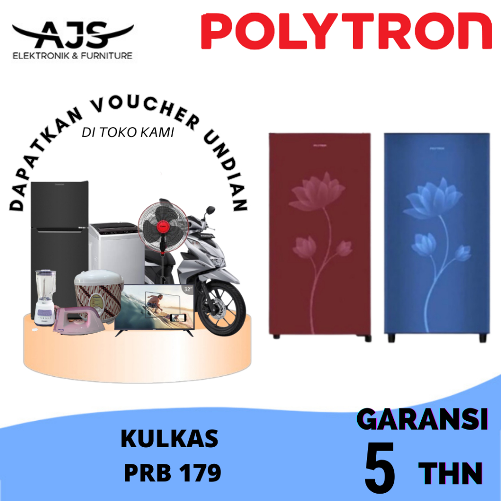 Jual POLYTRON Kulkas 1 Pintu Beauty metal door 170 liter PRB 179 ...