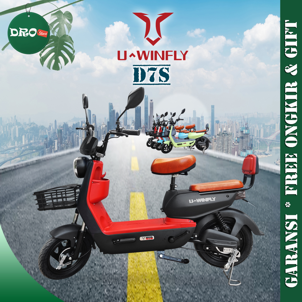 Jual Sepeda Listrik U-Winfly Dragonfly-7S | DRO.STORES | Shopee Indonesia