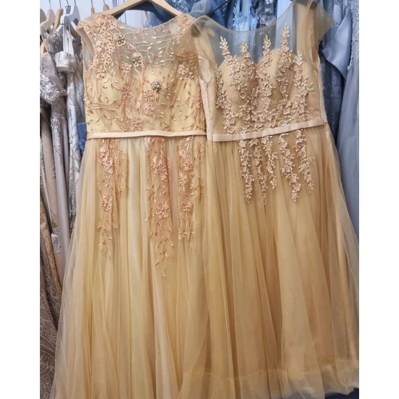 Jual Gaun mama gaun sister gaun bridesmaid | Shopee Indonesia