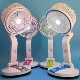 Jual Kipas led Portable F-2018 bisa di cas / Kipas Lipat / Mini Fan ...