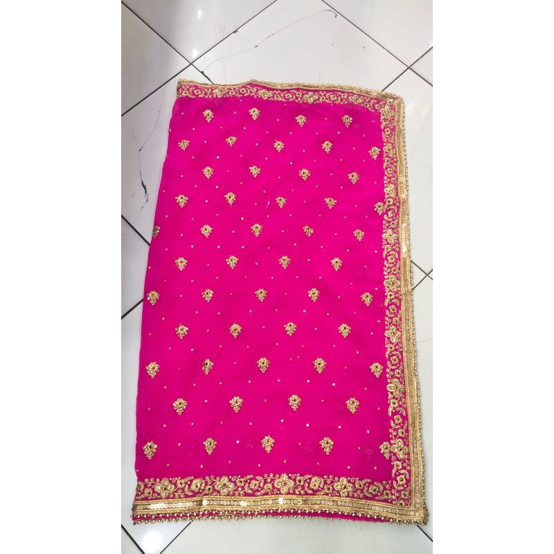 Jual Dupatta Dupata Selendang Syal Sarong Adat Bollywood bugis Makassar ...