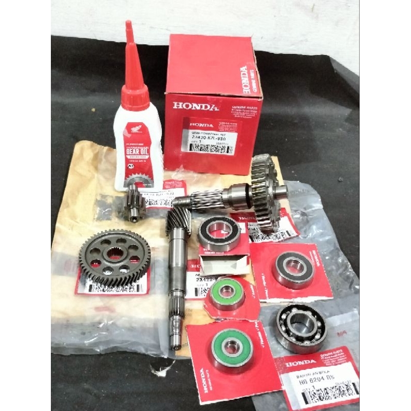 Jual Gigi rasio set KZL plus bearing rasio set honda beat scoopy spacy ...